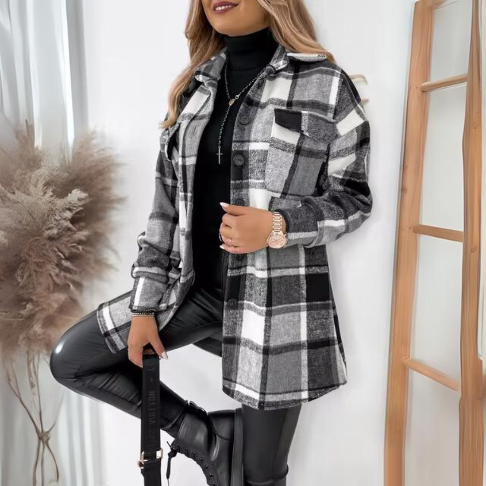 Minerva® | Checked jacket – AbsolutelyMolly